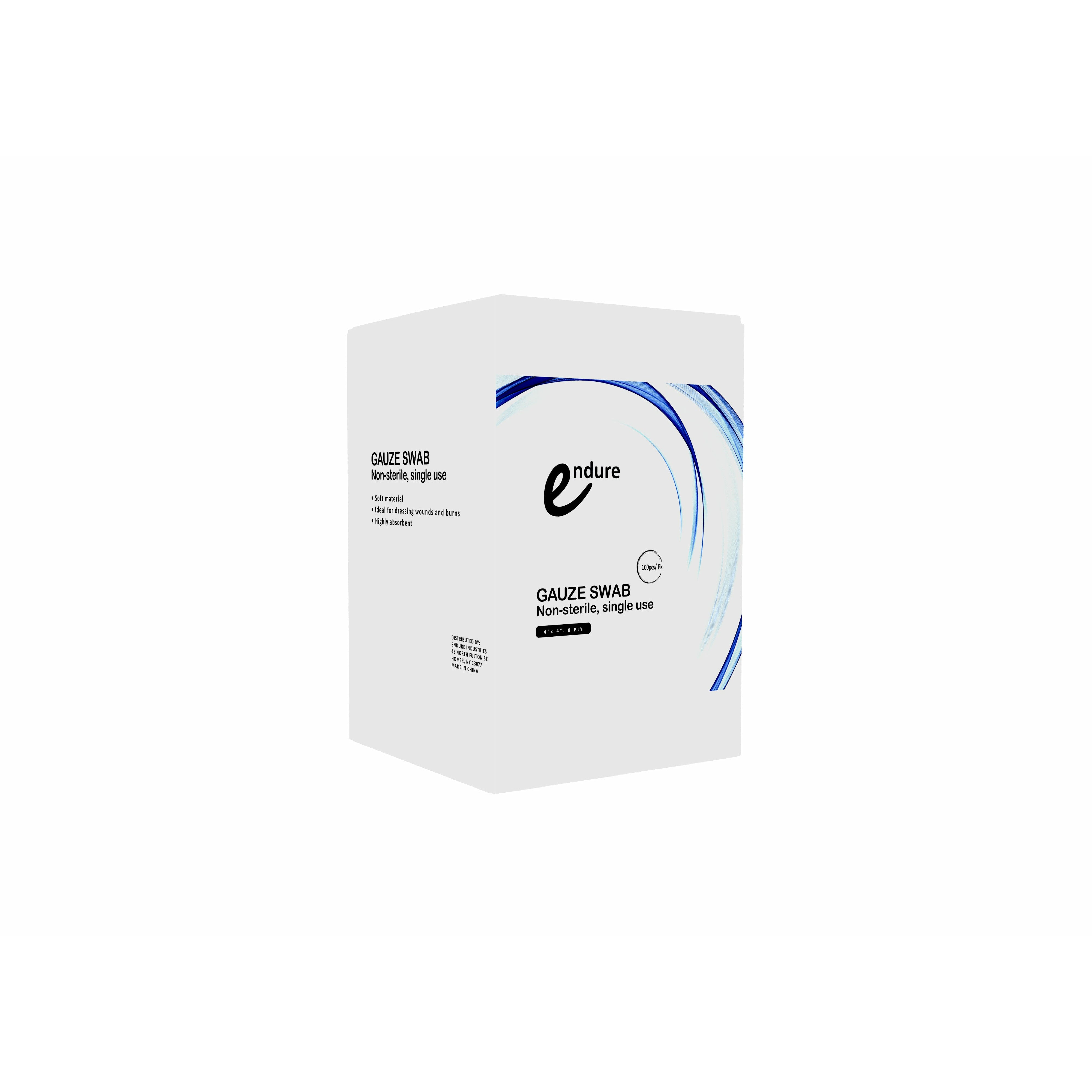 Endure Non-Sterile Gauze Swab, Folded Edge, (Standard - 100 per Box ...